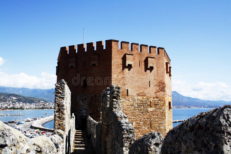 Red Tower stock photo. Image of destination, resort, fortress - 16471172