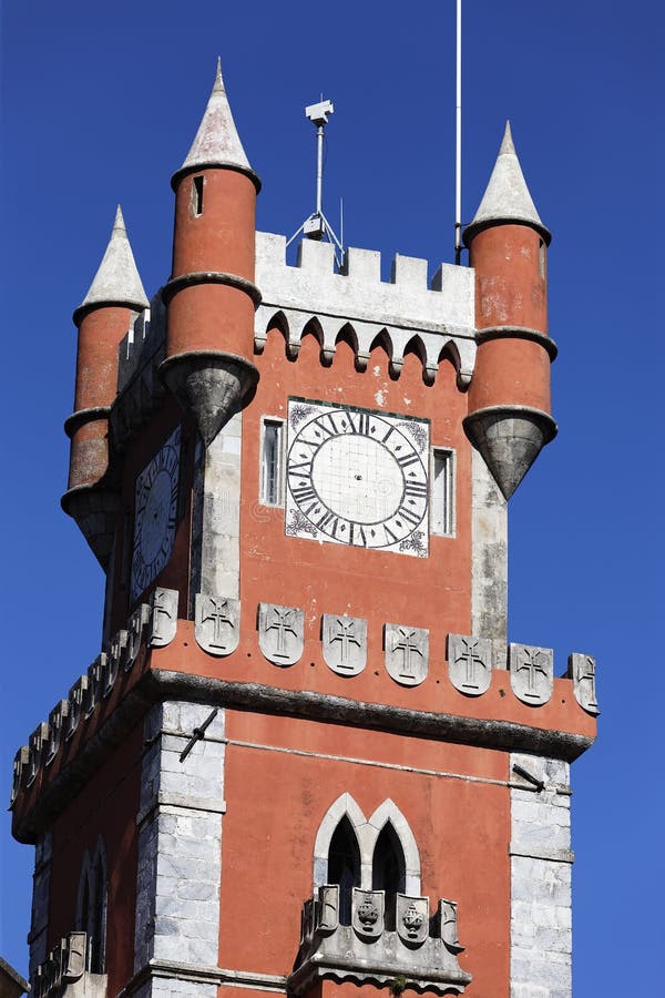 Red tower stock photo. Image of color, historic, park - 21527058