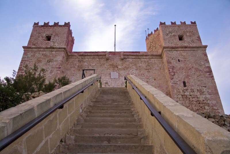 Red Tower stock image. Image of mellieah, buildings, ruined - 26862259