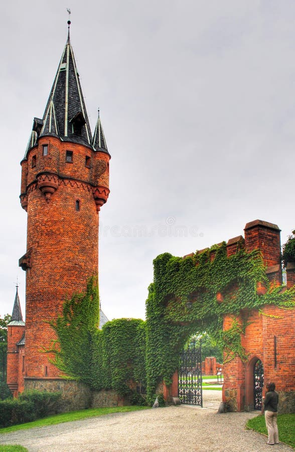 Garden Scenery stock photo. Image of reflection, cherub - 21359034