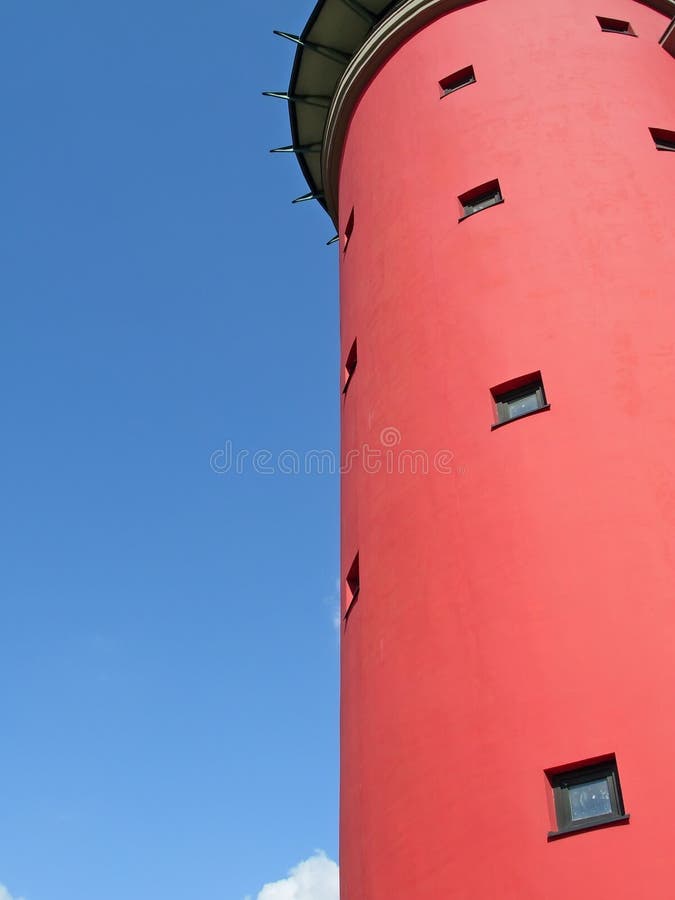 Red tower stock image. Image of edifice, castle, vintage - 9195961