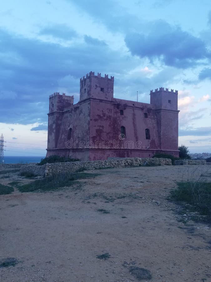 Red Tower stock photo. Image of tower, learn - 129403432