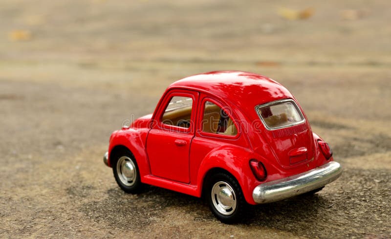 Red toy car stock photo. Image of side, vintage, object - 61462624