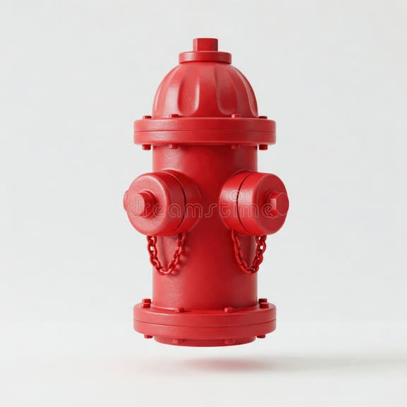 Red Toy Fire Hydrant for Pretend Play Stock Image - Illustration of ...
