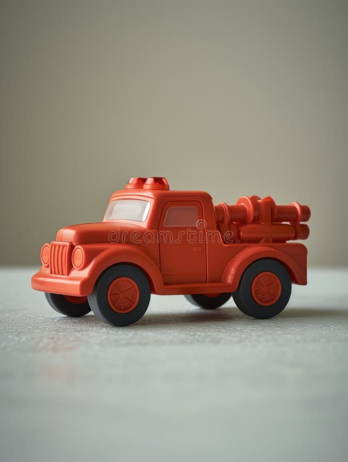 Red Toy Fire Truck White Surface Stock Photos - Free & Royalty-Free ...
