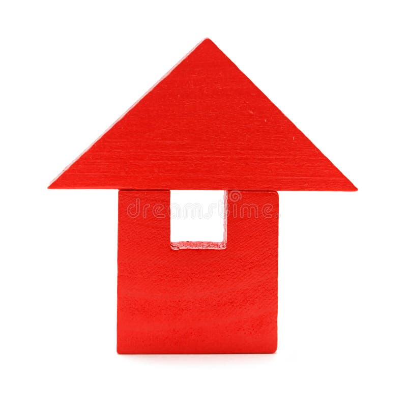 Red toy house stock image. Image of finance, real, roofs - 17228445