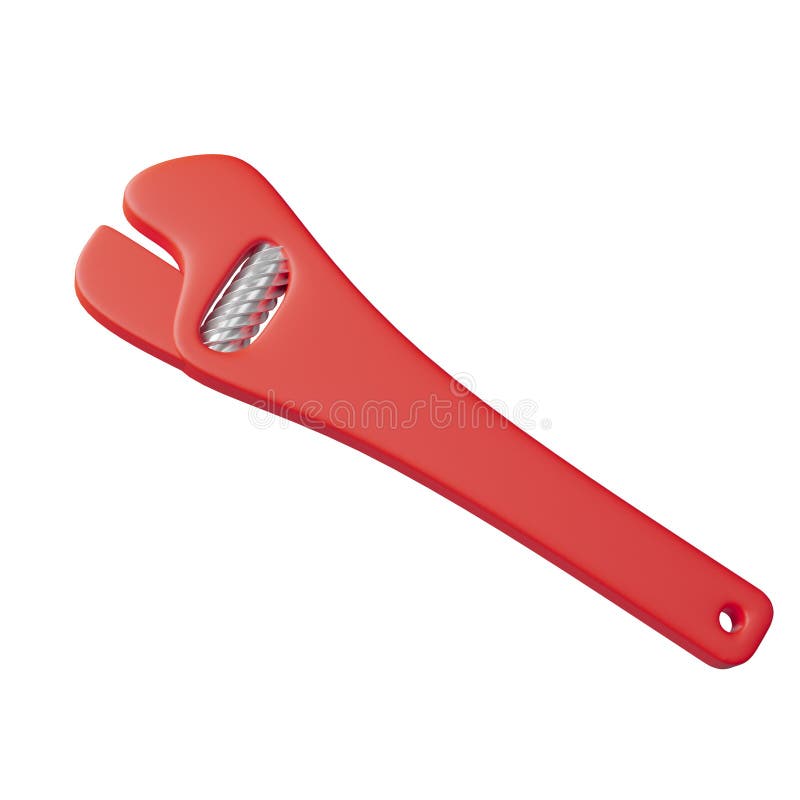 Red Toy Kitchen Wrench and Grater Tool Stock Illustration ...