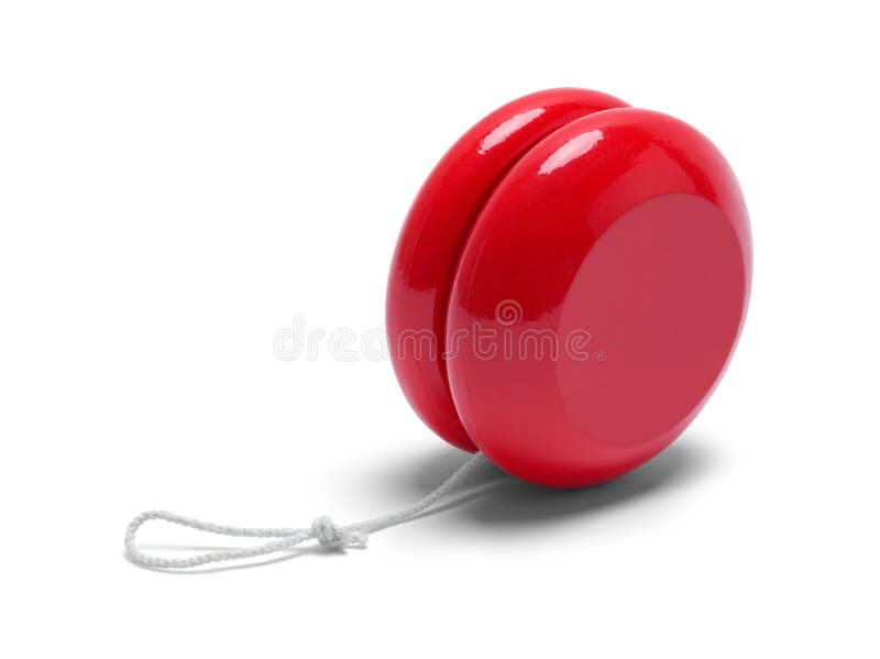Red Yo-yo stock photo. Image of copy, childhood, blank - 192382808