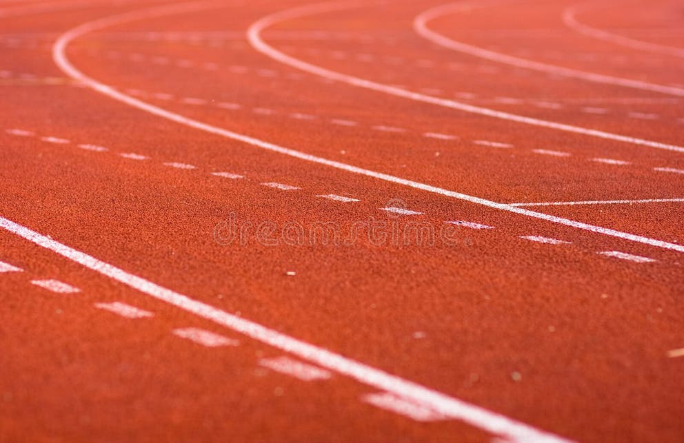 Red tracks stock image. Image of abstract, second, school - 5018435