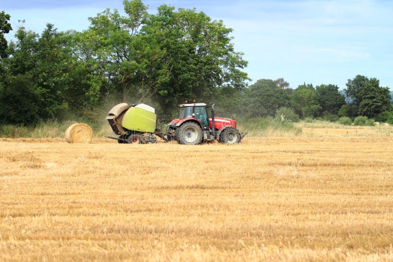 Bailing hay stock photo. Image of machinery, preparation - 29116894