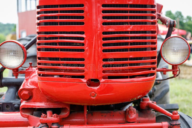 Tractor grille stock image. Image of automobile, original - 48594609