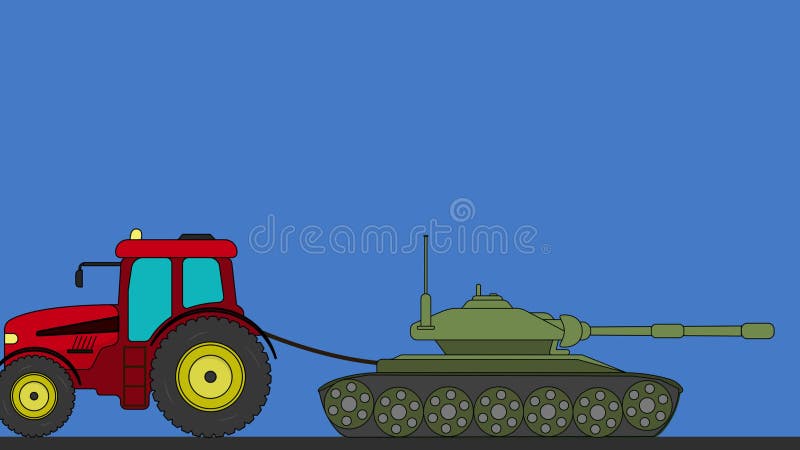 Tank Animation in Transparent Background, Motion Graphic Stock Footage ...