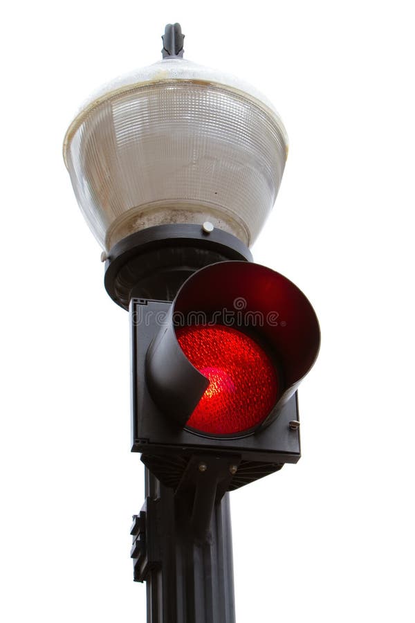 Red traffic light stock photo. Image of pedestrian, lamp - 17229046