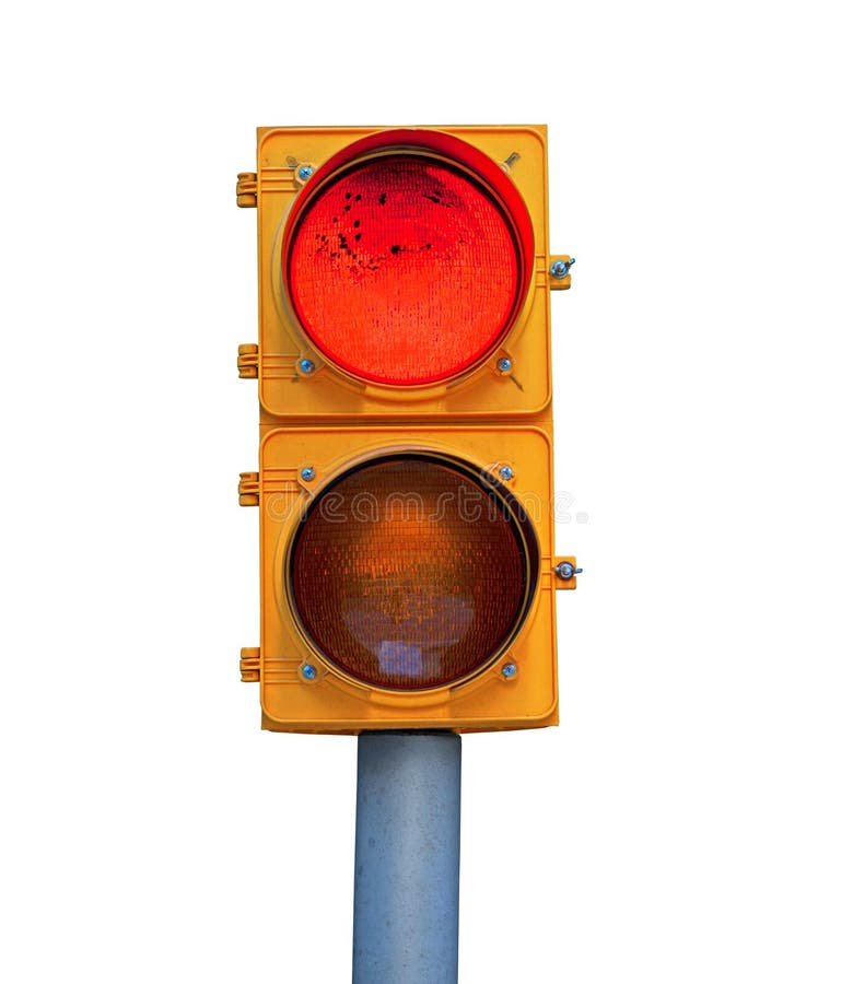 Red traffic light stock photo. Image of street, dirty - 27828232