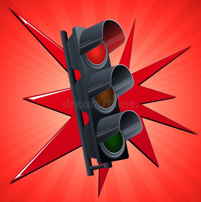 Red Traffic Light Stock Illustrations – 34,203 Red Traffic Light Stock ...