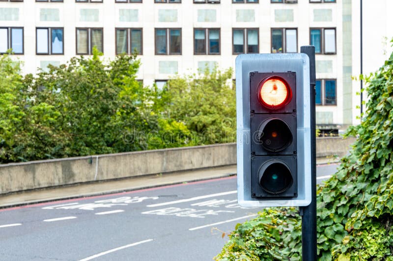 A Red Traffic Light that is Automatically Controlled with Light ...