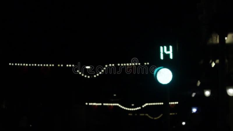 A Red Traffic Lights Countdown Seconds. Countdown Seconds of Red Number ...