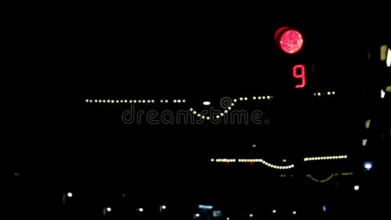 A Red Traffic Lights Countdown Seconds. Countdown Seconds of Red Number ...