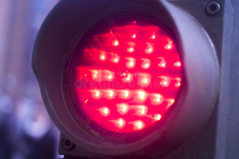 Red Traffic Stop Road Light Stock Image - Image of night, traffic: 69917769