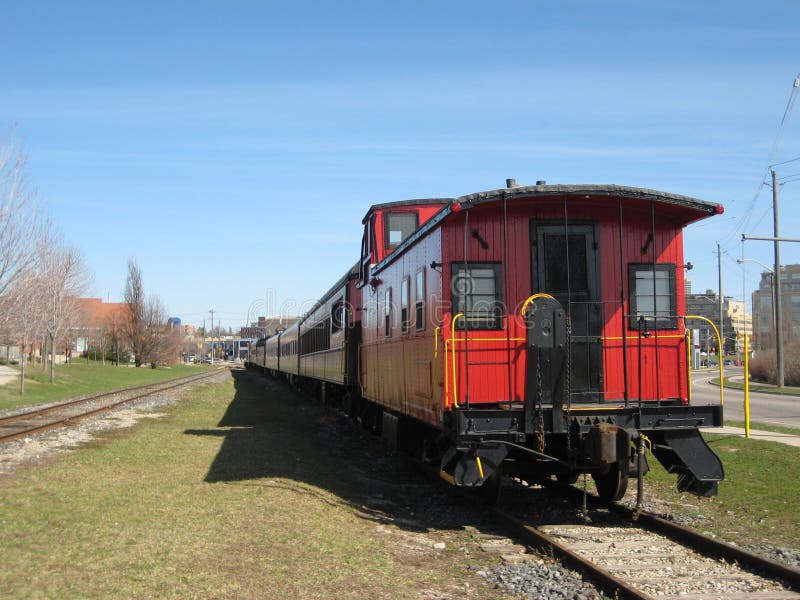 Red train stock image. Image of america, cart, wagon, travel - 4914039