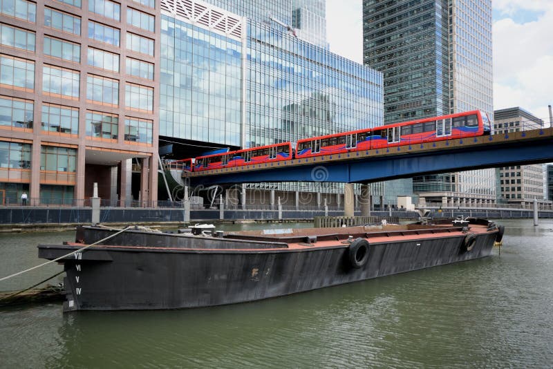 Red train stock image. Image of glass, water, modern - 51078315