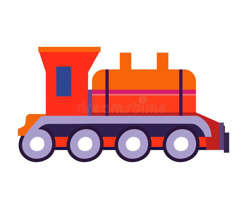 Red train kid toy stock vector. Illustration of baby - 273090359