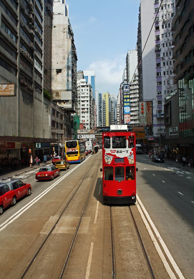 Red tramin Hong Kong China stock photo. Image of peak - 164764158
