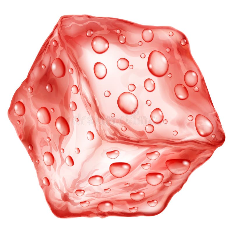 Large Realistic Translucent Ice Cube Stock Illustrations – 13 Large ...