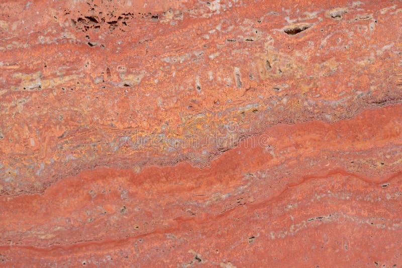 Red Travertine Texture for Your Ideal Interior Project. Stock Photo ...