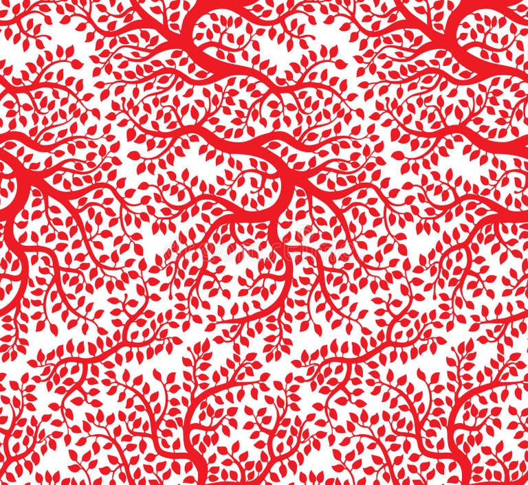 Red Tree Pattern Stock Illustrations – 311,321 Red Tree Pattern Stock ...