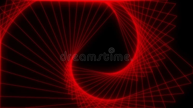 Red Tri Angle Rotation Loop Stock Video - Video of laser, abstract ...