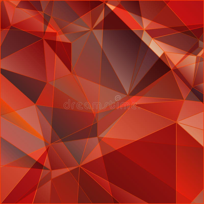 Red Triangle Abstract Background Stock Vector - Illustration of pattern ...