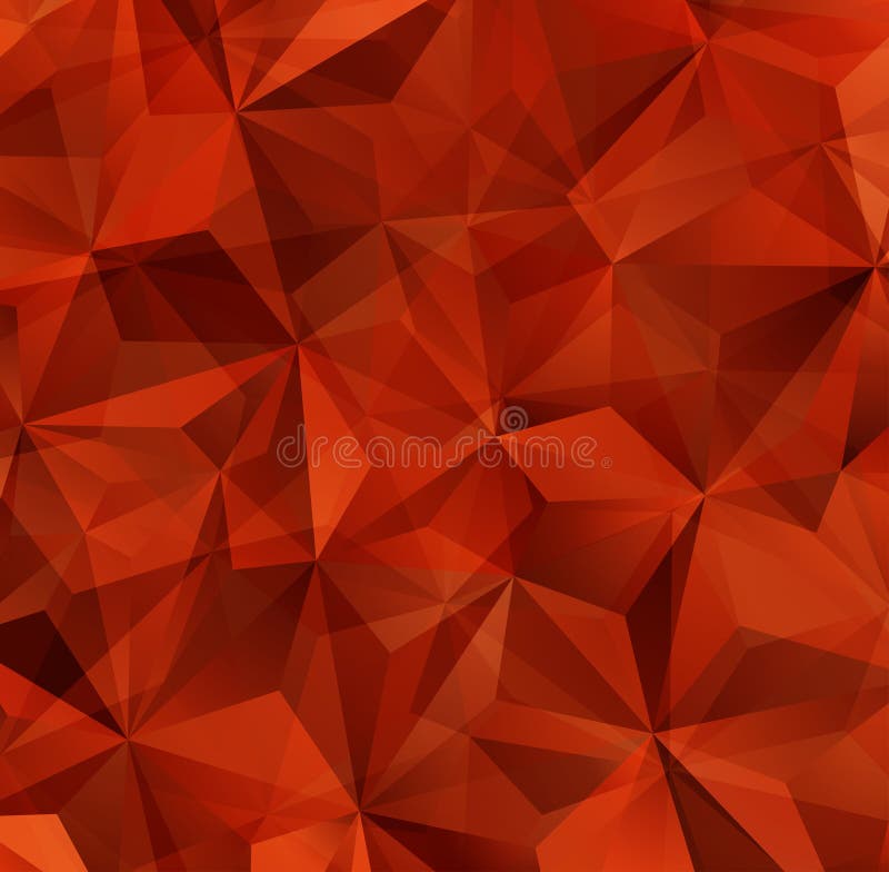 Red Triangle Abstract Background Stock Vector - Illustration of digital ...