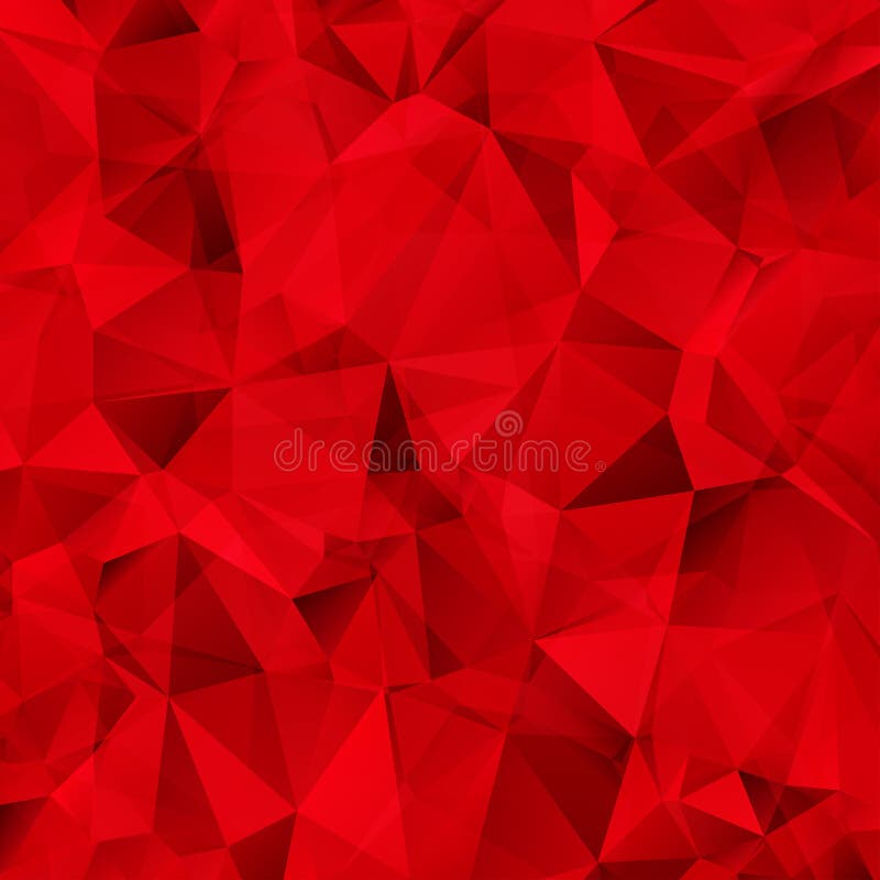 Red Triangle Abstract Background Stock Vector - Illustration of ...