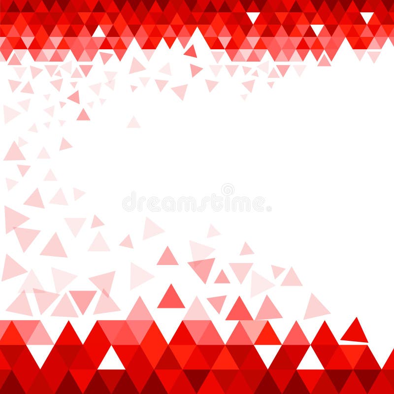 Red Triangle Background stock vector. Illustration of modern - 67455772