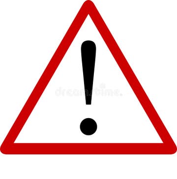 Exclamation Red Triangle Stock Illustrations – 5,555 Exclamation Red ...
