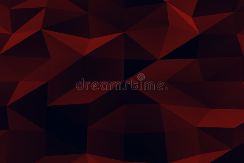 Red Triangle and Green Background Geometry Wall Stock Illustration ...