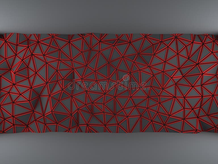 Red triangle net stock illustration. Illustration of gradient - 63859624