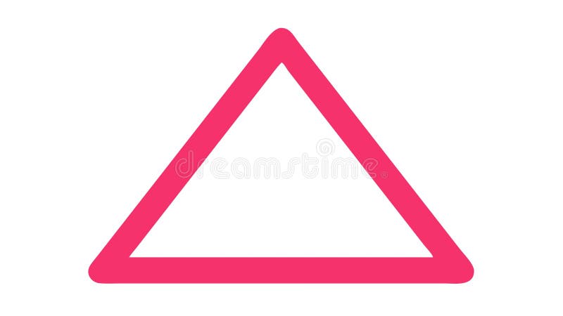 Equilateral Triangle Icon Vector Line Stock Illustrations – 614 ...