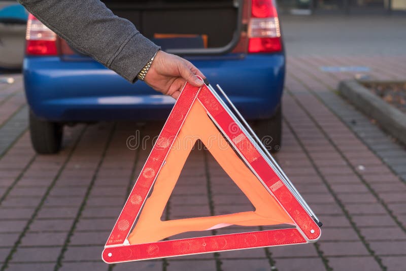 Warning sign stock photo. Image of interruption, emergency - 185918486