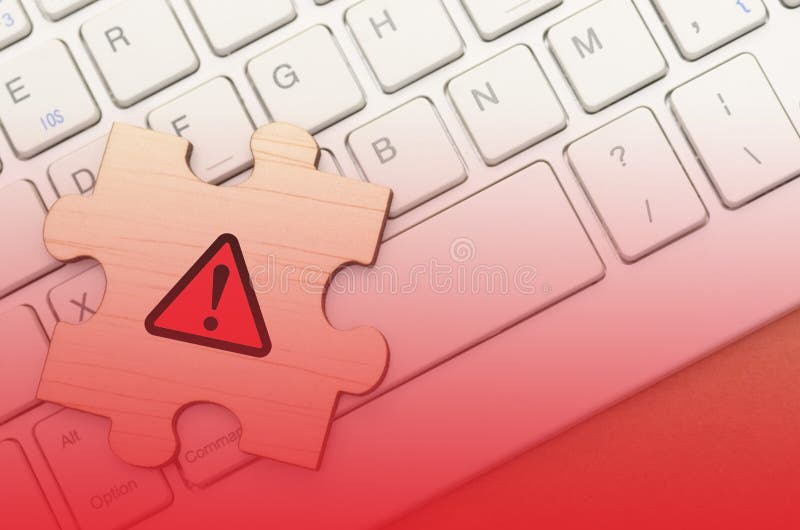 Red Triangle Warning Symbol Indicating Potential Danger Stock ...