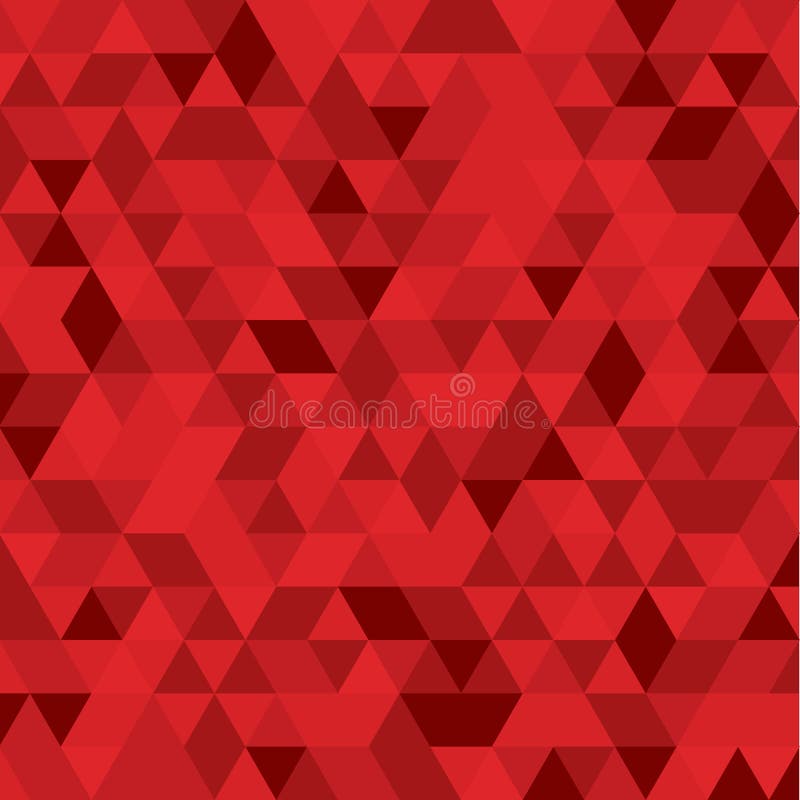 Red Triangles - Abstract Geometric Background. Vector Illustration ...
