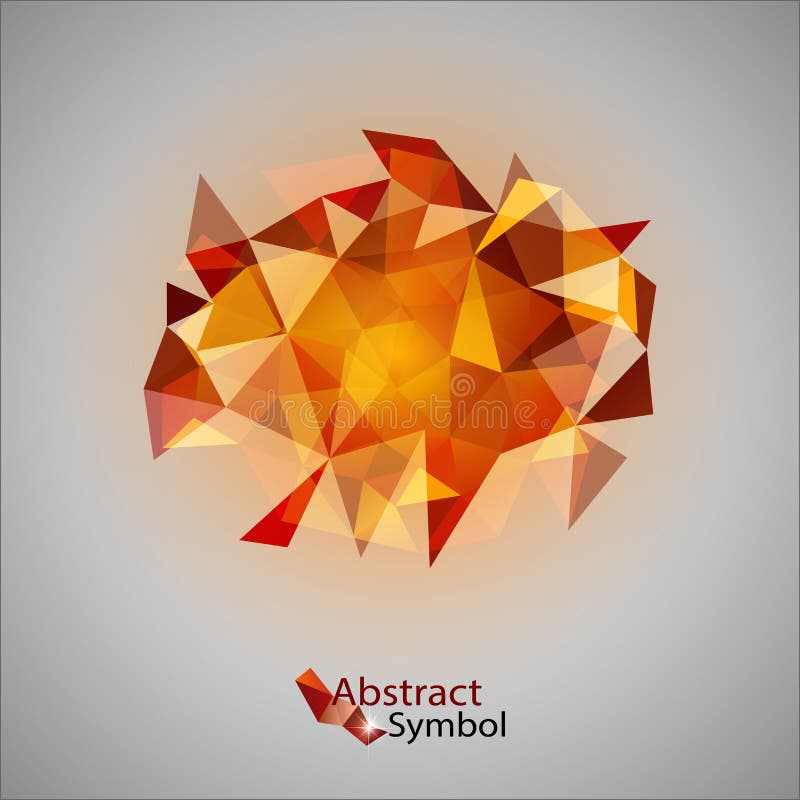 Sharp Triangles on the Abstract Background. Vector Busines Temp Stock ...