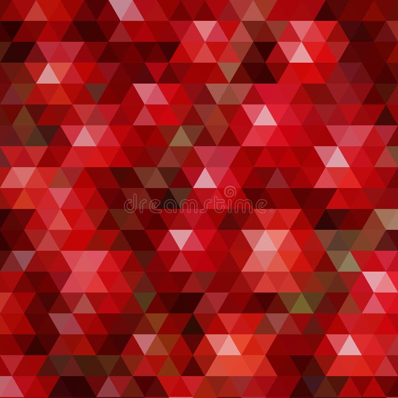 Red Triangular Background. Abstract Illustration. Presentation Layout ...