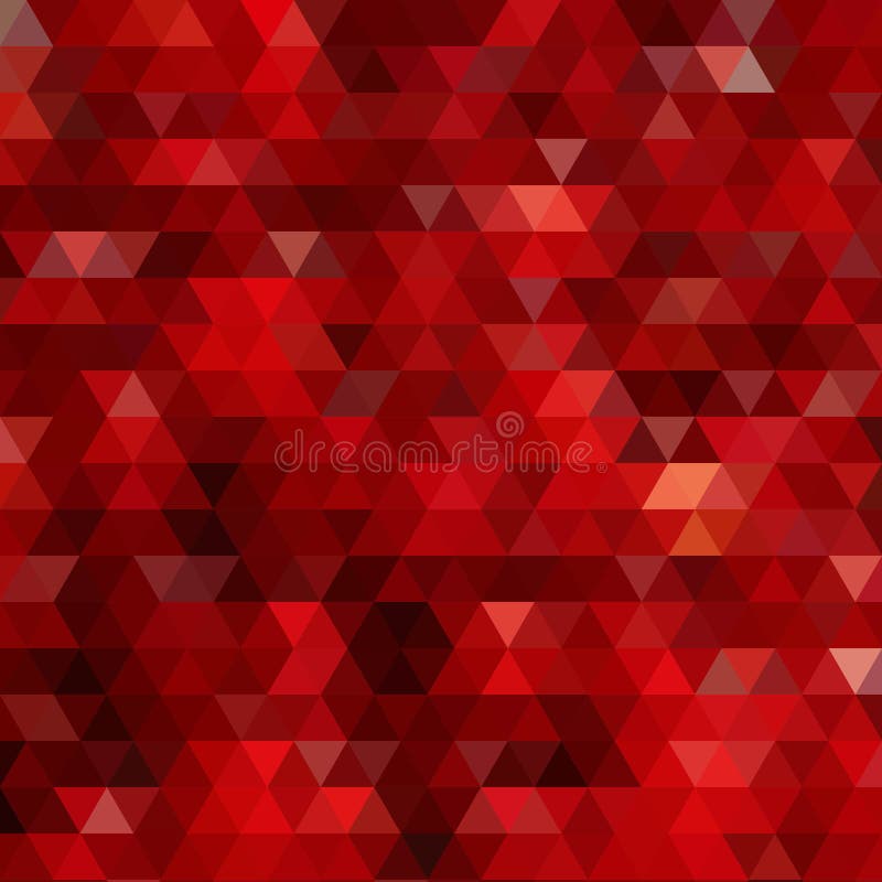 Red Triangular Background. Abstract Illustration. Presentation Layout ...