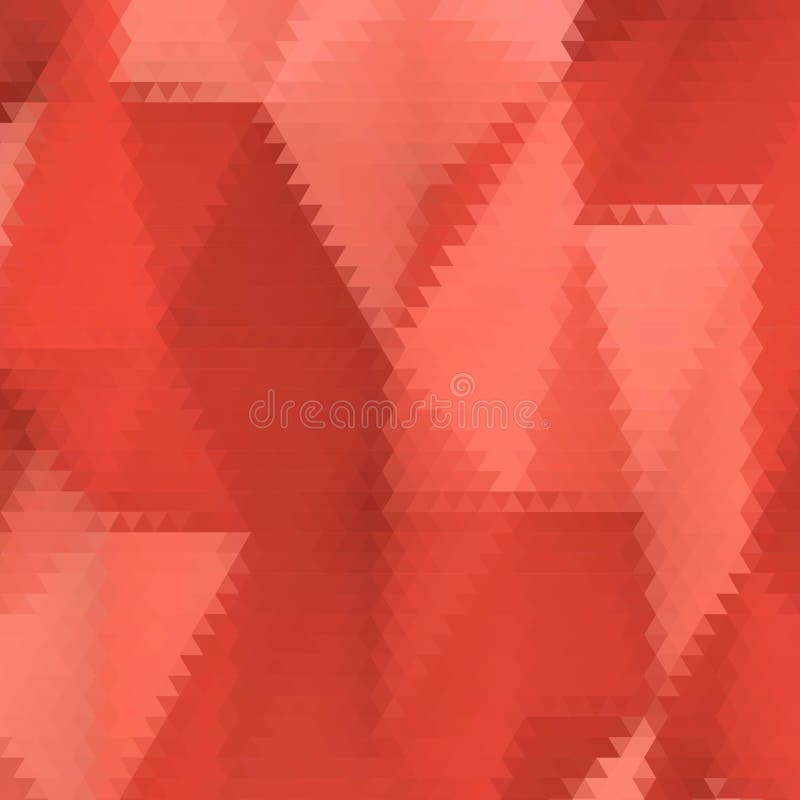 Red Triangular Background. Abstract Illustration. Decor Element. Eps 10 ...