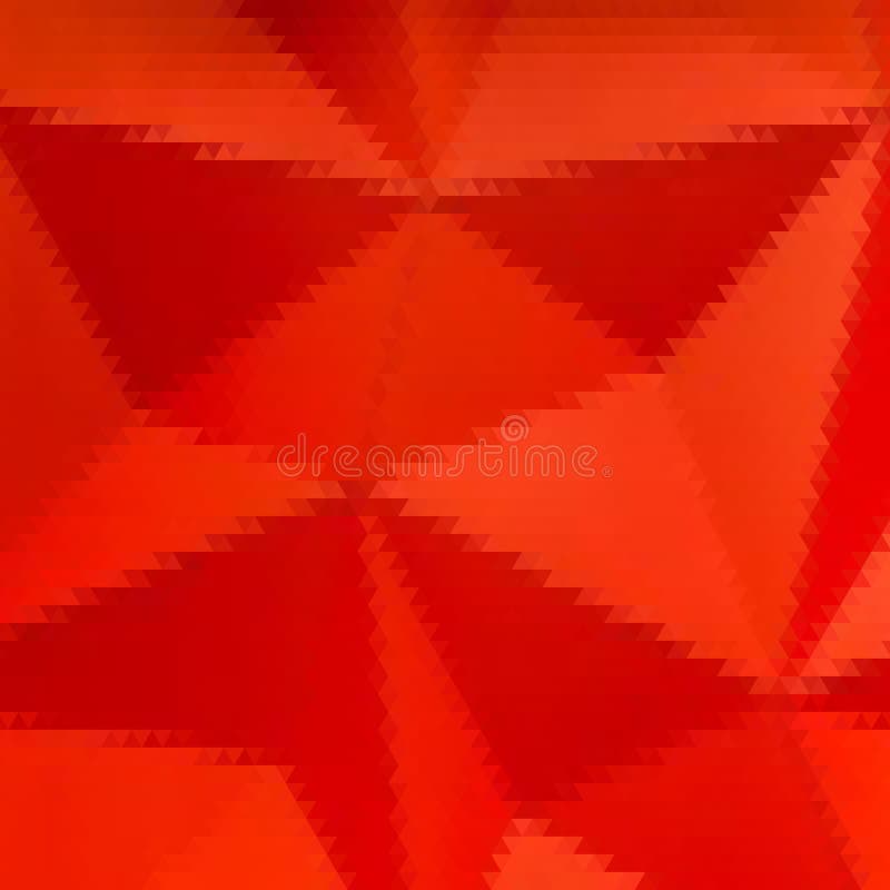 Red Triangular Background Vector Abstract Graphics Presentation