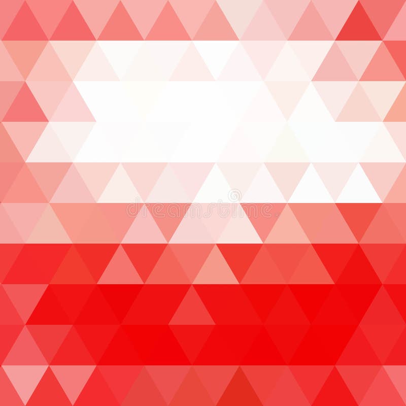 Red Triangular Background. Vector Abstract Graphics. Presentation ...
