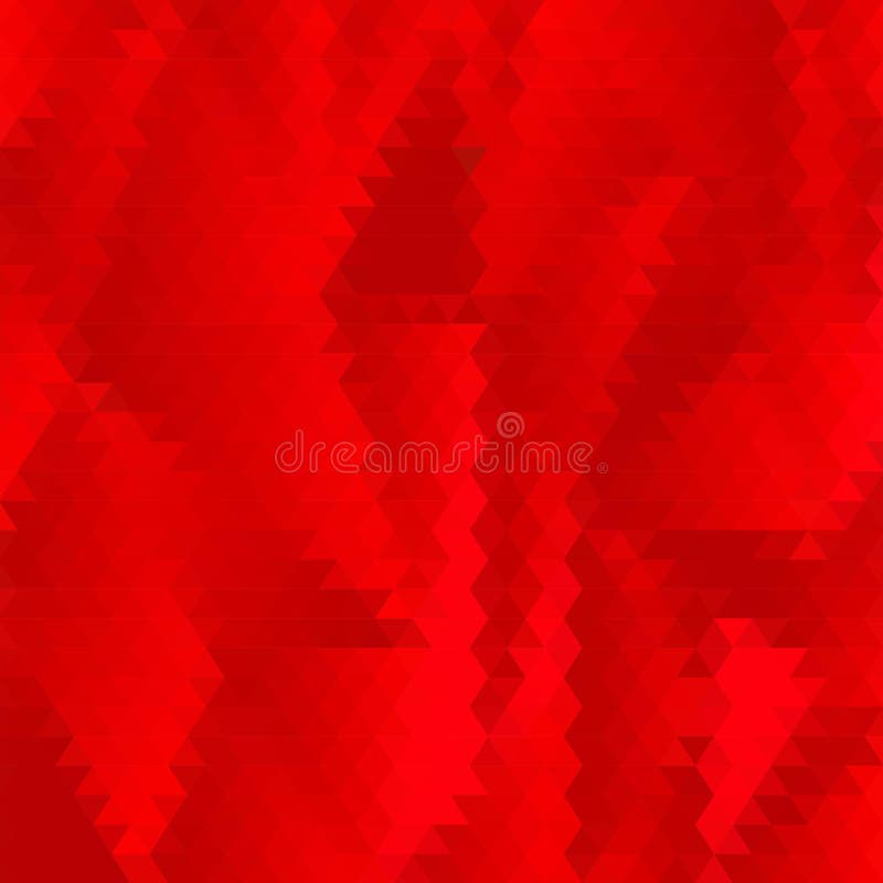 Red Triangular Background Vector Abstract Graphics Presentation