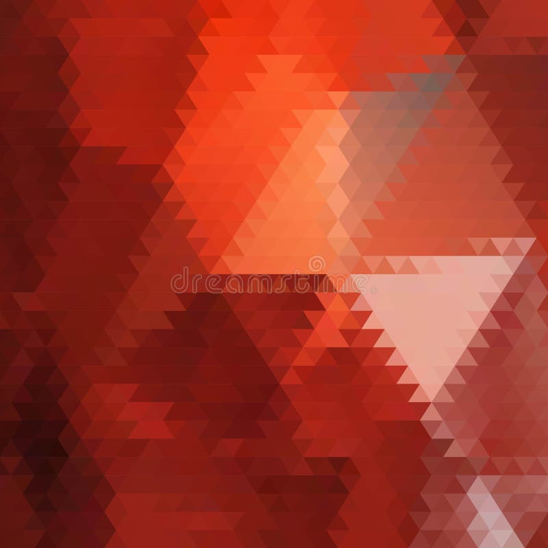 Red Triangular Background Vector Abstract Graphics Presentation